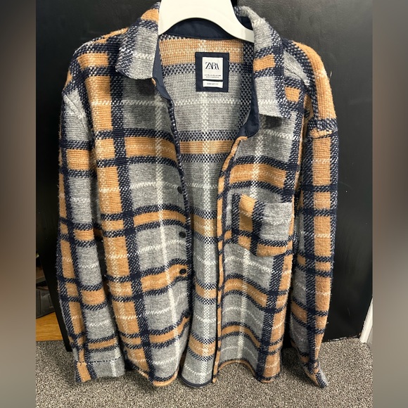Zara | Jackets & Coats | Zara Mens Shacket Jacket | Poshmark